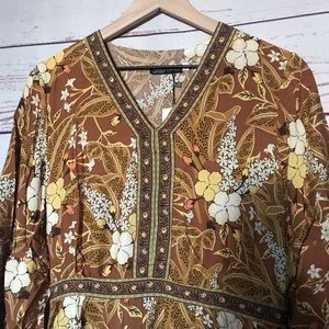 Lance Cade | Dresses | Desert Sands Boho Festival Maxi Dress Brown ...